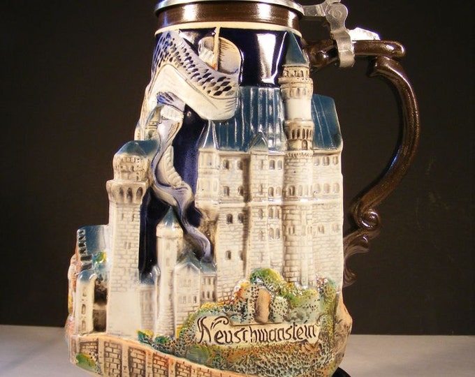 SALE German Beer Stein Neuschwanstein Castle - Etsy
