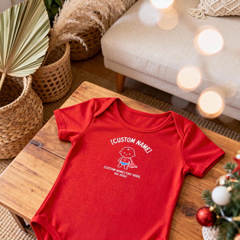 Custom Name Superhero Baby Shirt or Bodysuit, Tiny Hero Big 2026 New ...