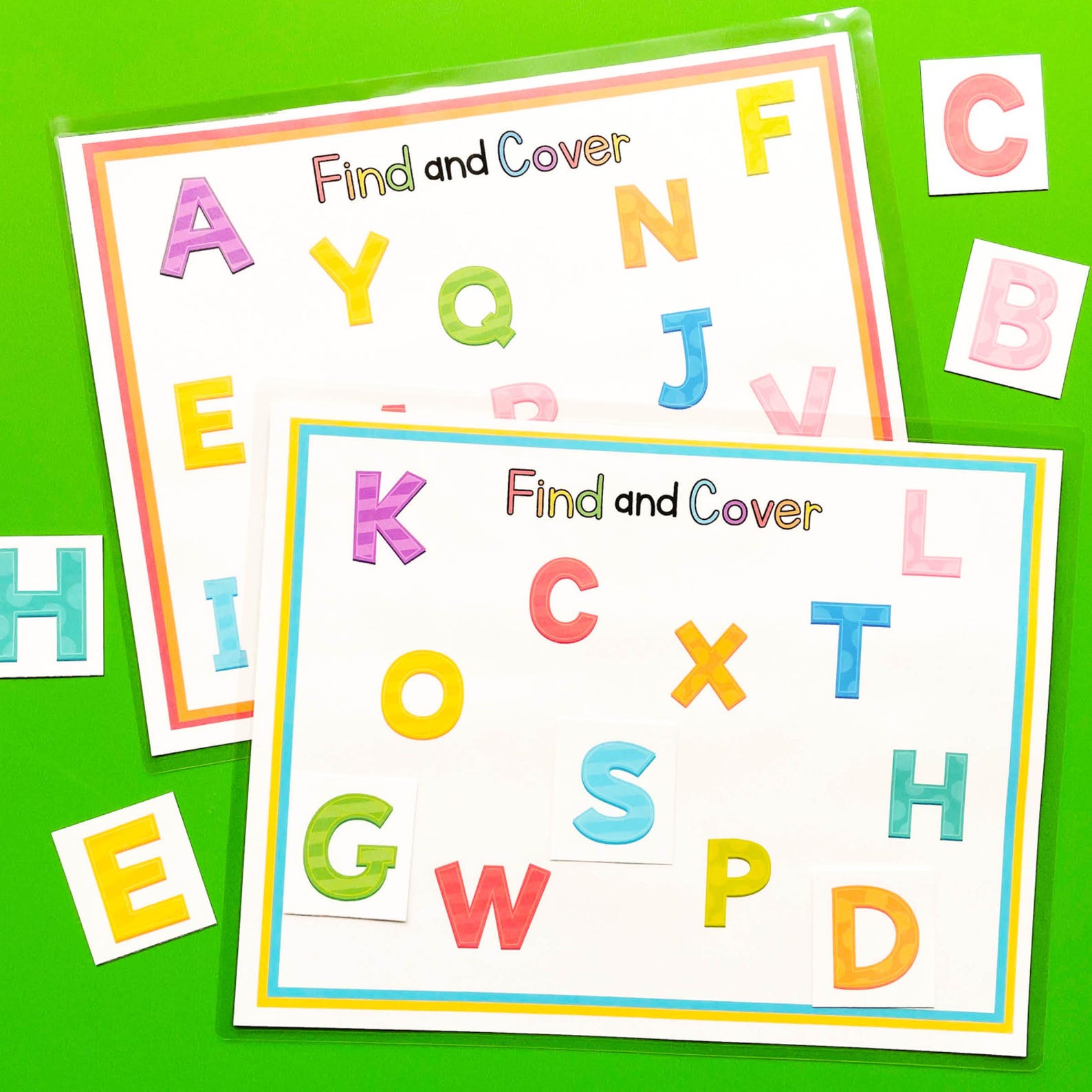 Alphabet Sensory Bin Printable: Preschool Letter Activities (instant ...