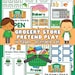 Grocery Store Pretend Dramatic Play Printables: 14-page Preschool ...