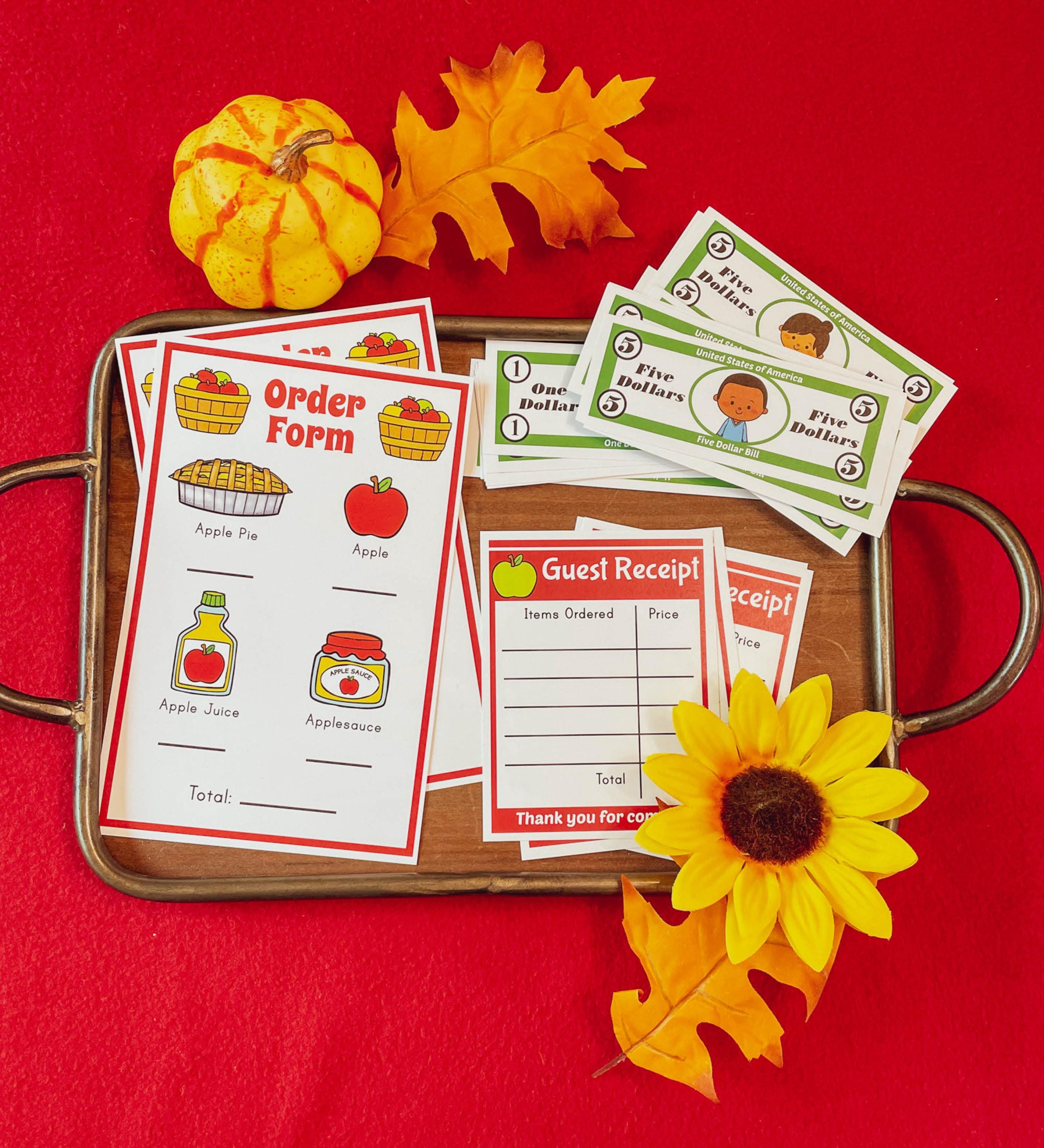 Apple Orchard Pretend Play Printables: Farm Theme Learning (PDF) - Etsy ...