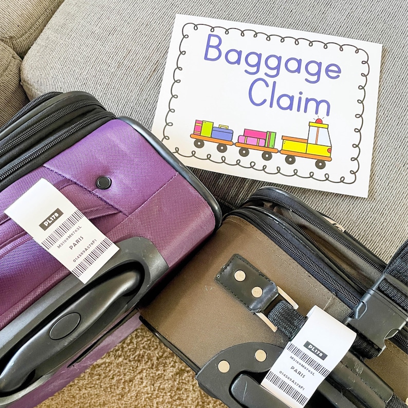 Airport Pretend Play Printable: Dramatic Play Set (PDF Download) - Etsy