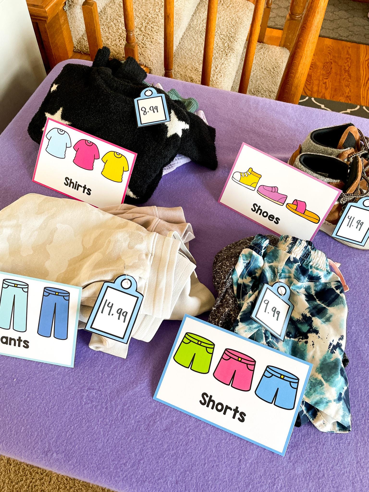 Clothing Store Pretend Play Printable: Preschool Activities (PDF) - Etsy