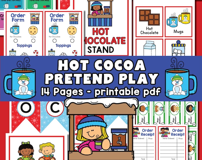 Hot Cocoa Stand Dramatic Play Center / Pretend Play / Elementary School ...