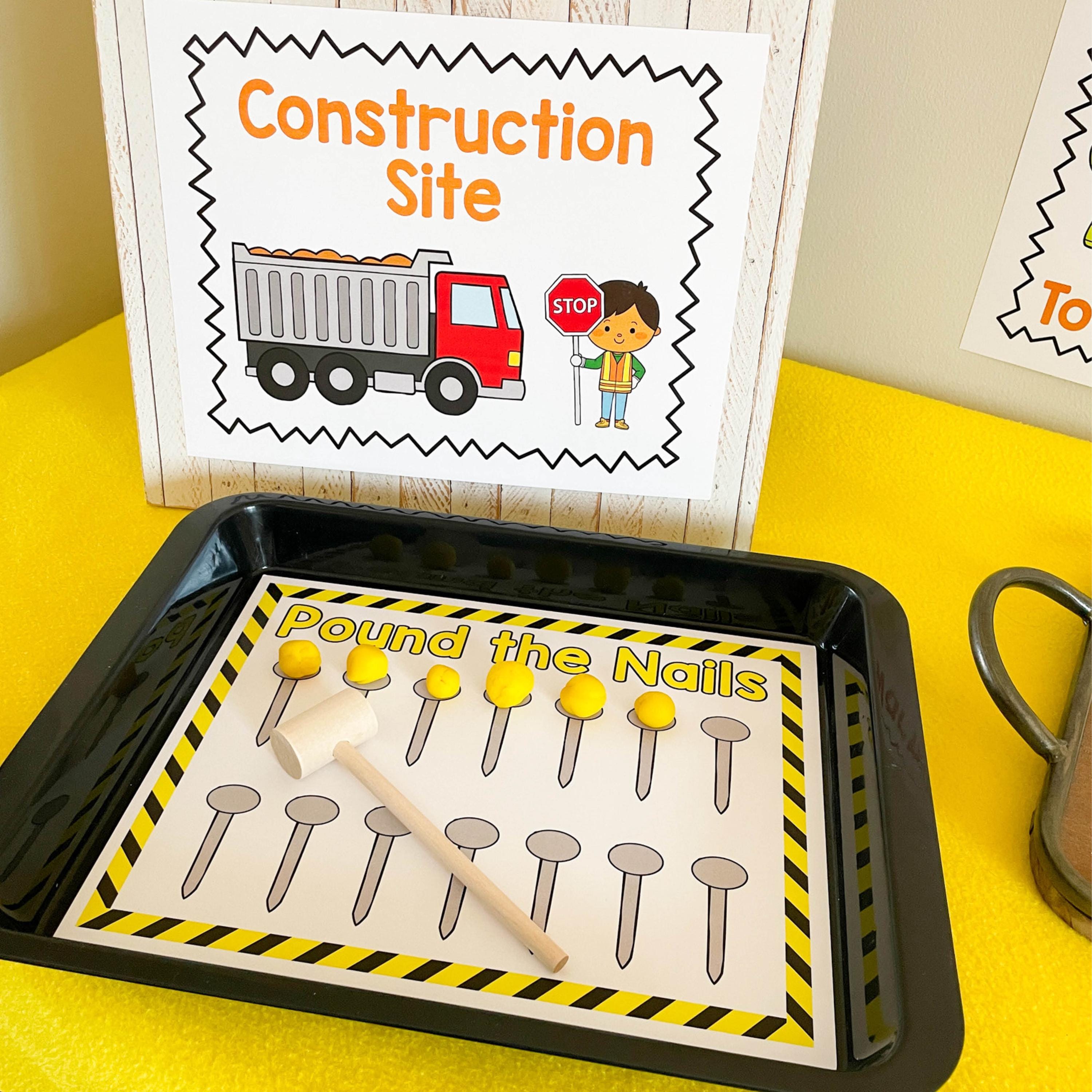 Construction Pretend Dramatic Play Printables: Toddler Preschool ...
