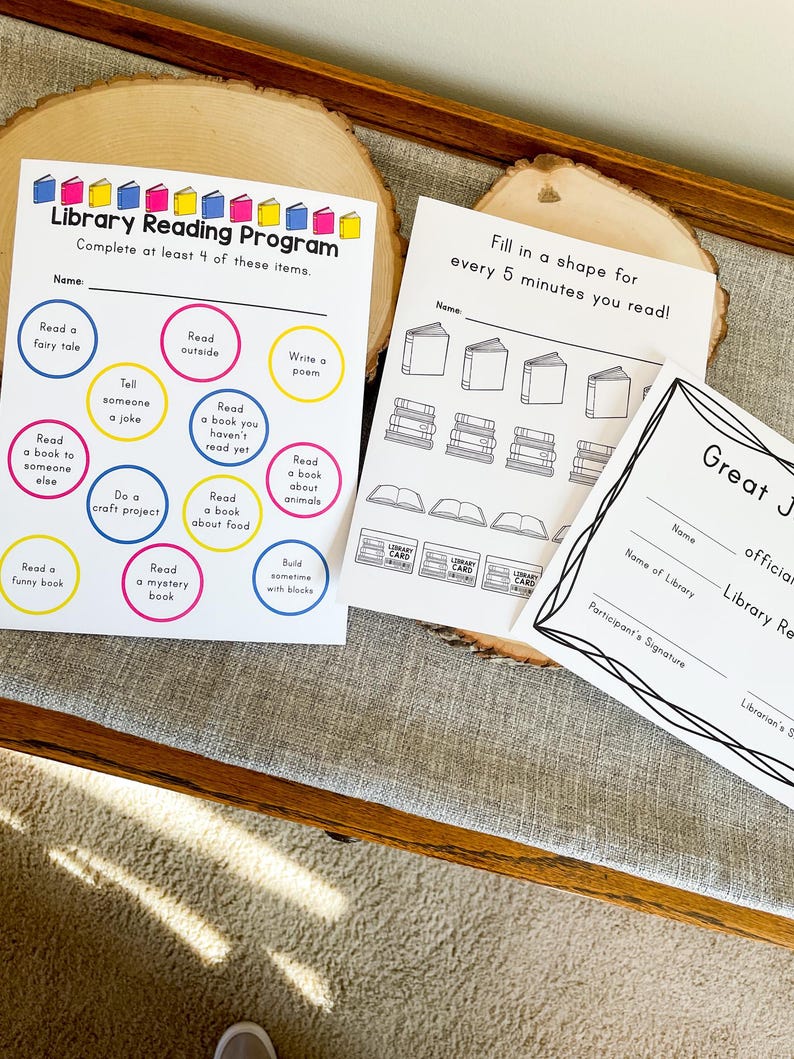 Library Pretend Play Printables: Dramatic Play Set (PDF Download) - Etsy
