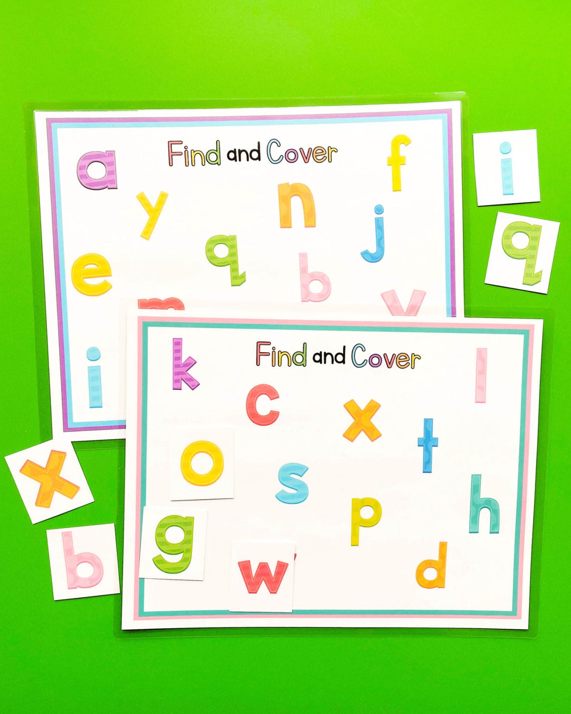 Alphabet Sensory Bin Printable: Preschool Letter Activities (instant ...