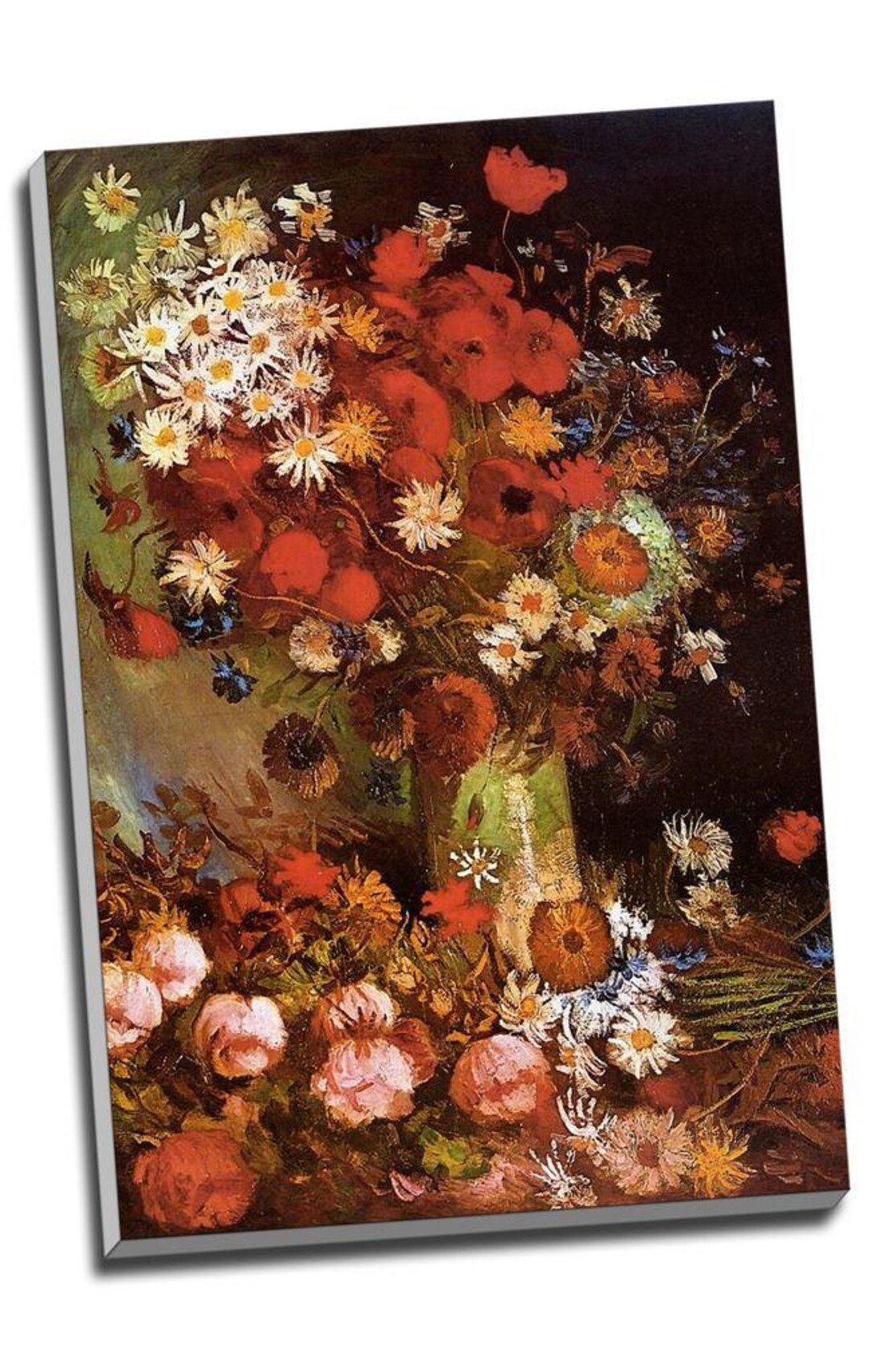 Poppy Flowers by Vincent Van Gogh Canvas Print Wall Art Large 30x20 ...