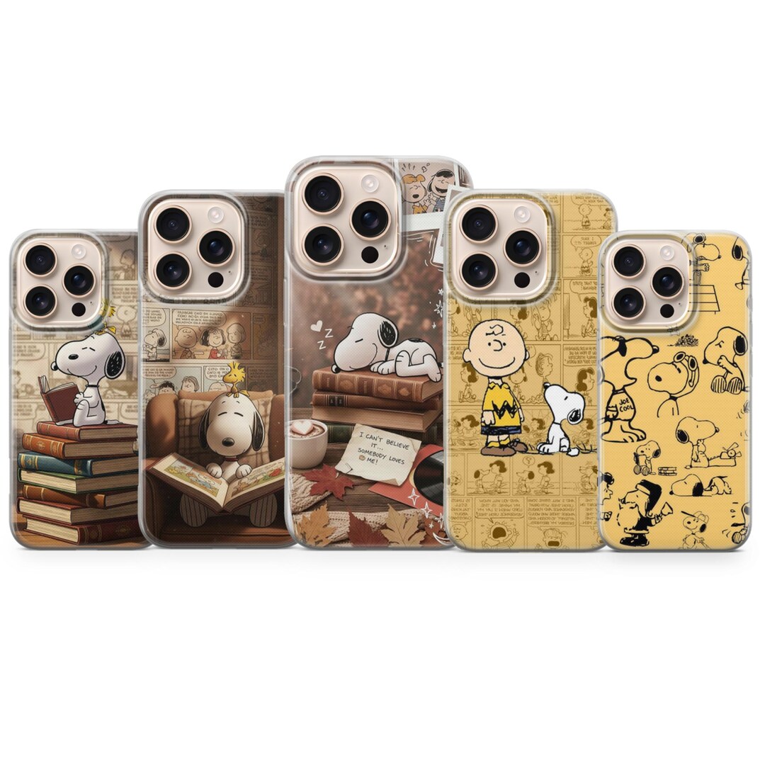 Snoopy Phone Case Cartoon Dog Art Beautiful Cover for iPhone 17 Pro Max ...