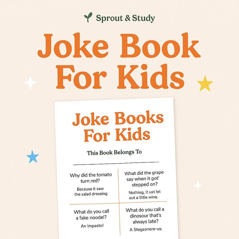 Joke Book - Etsy