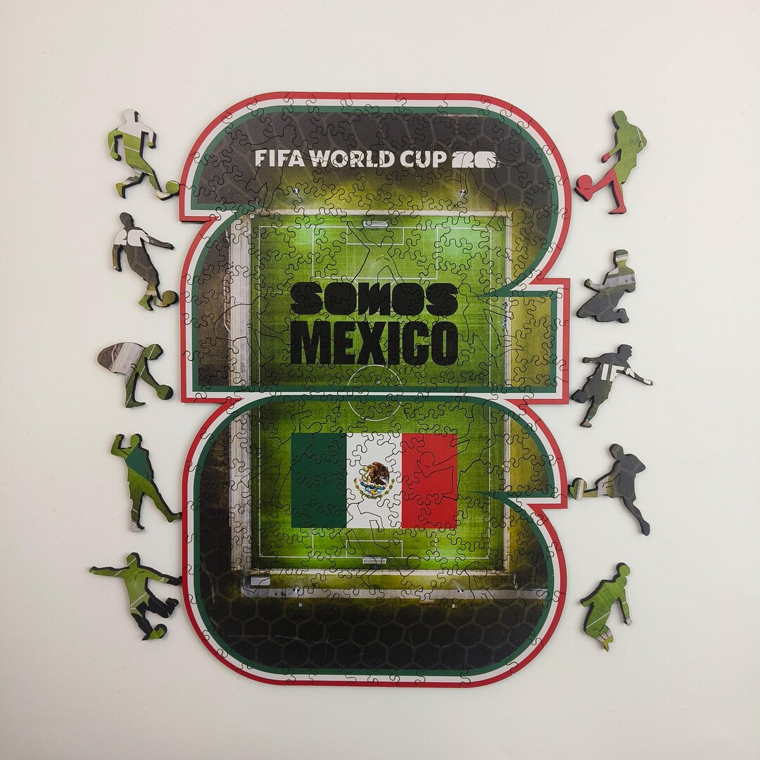 Official FIFA World Cup 2026 Mexico Puzzle, 200 Piece Shaped Jigsaw ...