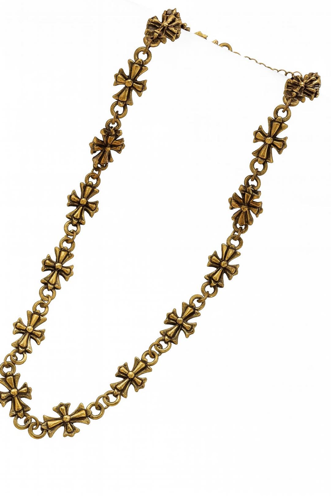 14K Gold Plated Vintage Gothic Cross Necklace Vintage Punk New Y2k ...