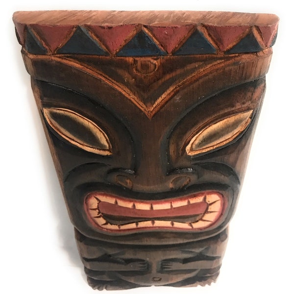 Tiki Mask - Etsy