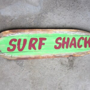 Surf Shack Rustic Sign on Wood Planks 40" | #sda3402100 - Etsy