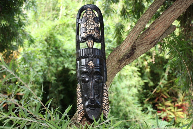 Turtle Tribal Mask 20" - Primitive Wall Decor | #nmk220350 - Etsy