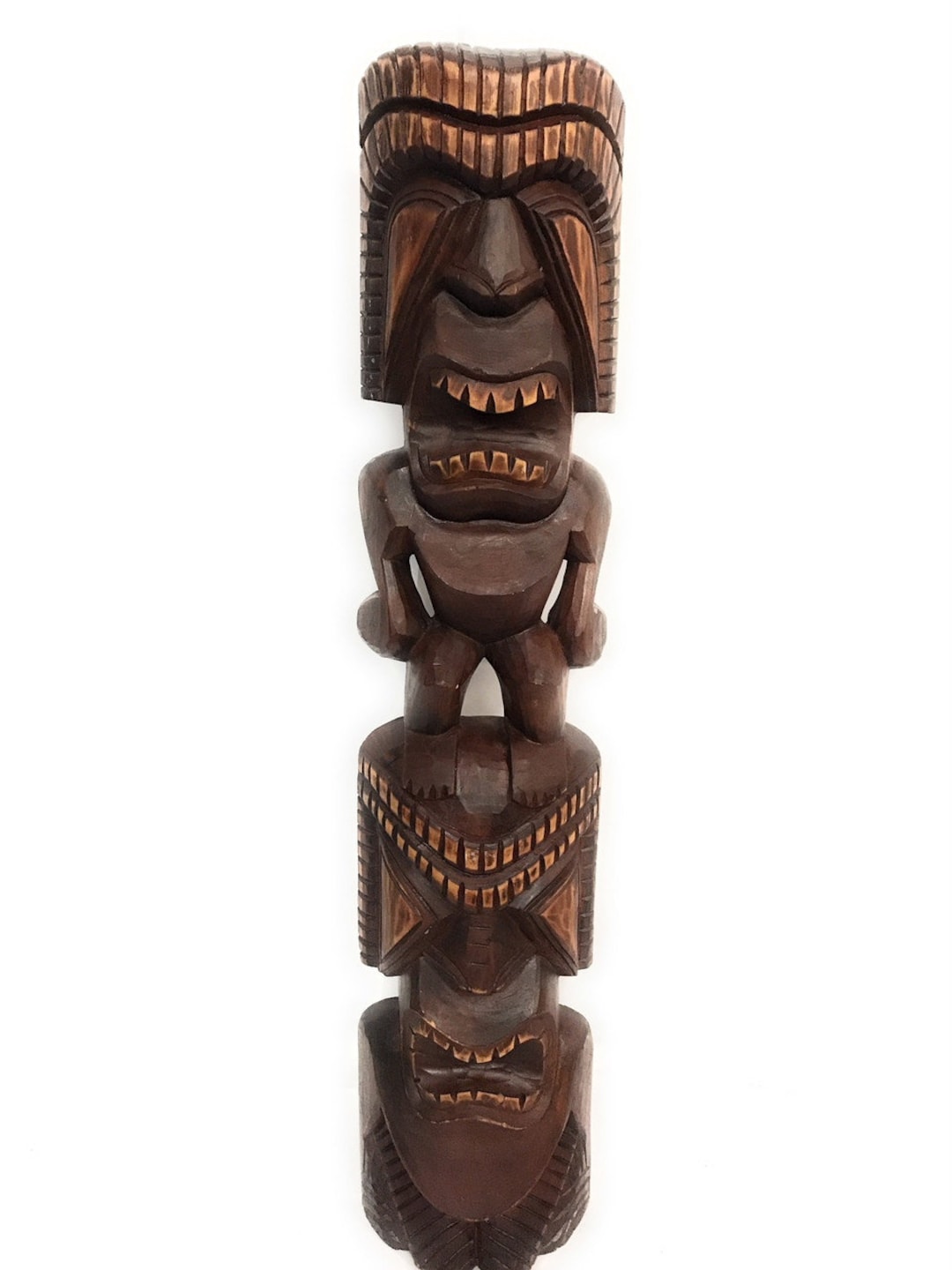 Tiki Ku and Kane Statue 40 Inch - Strength and Learning | #skn16008100 ...