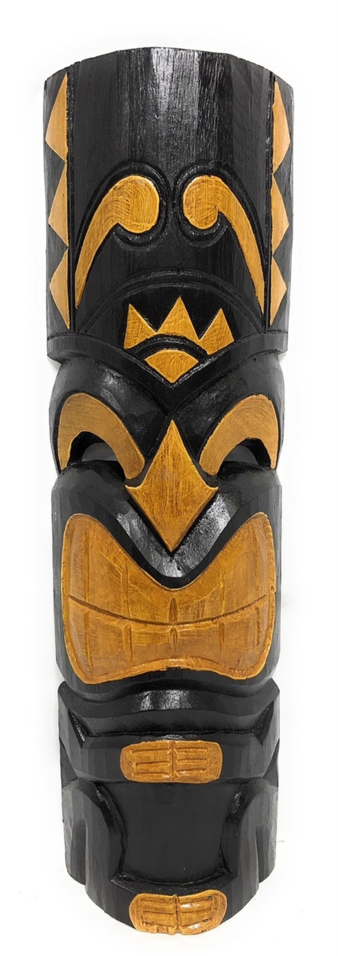 Laughing Tiki Mask 20" - Hand Carved Smiley Tiki | #bag1504850 - Etsy