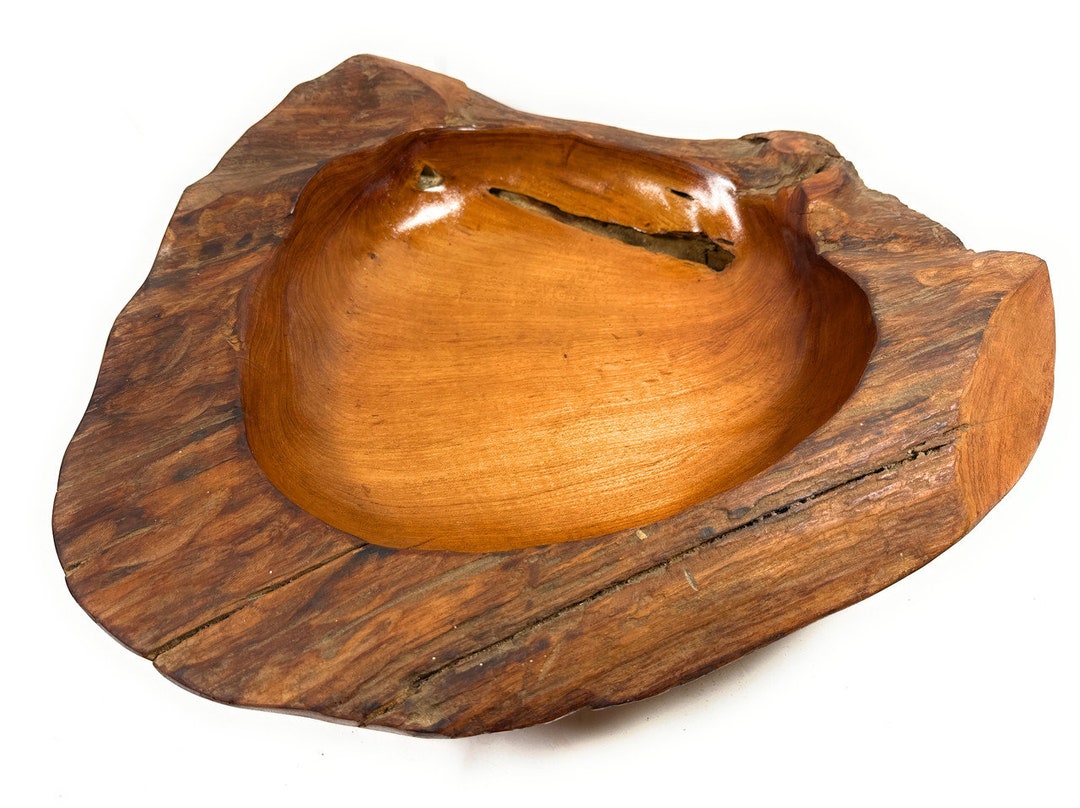 Exquisite Teak Root Bowl 19 in X 19 in X 6 in - Centerpiece | #hwa2100 ...