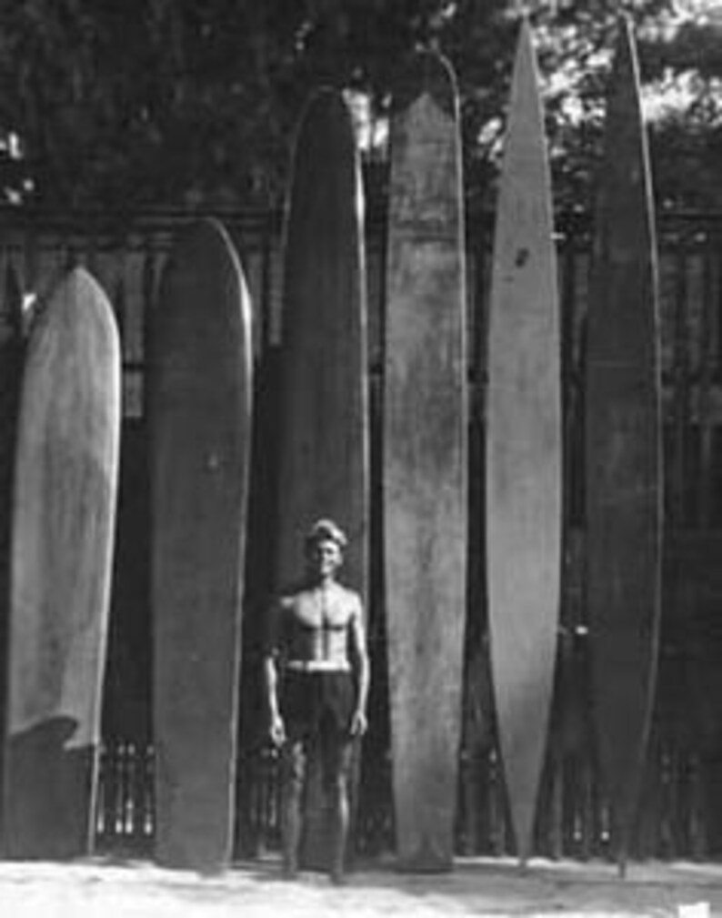 Alaia Koa Surfboard 77 Inch X 16 Inch Hawaiian Vintage Replica | # ...