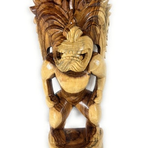 Premium Traditional Ku Tiki 33 Inch - Hawaii Museum Replica - Hawaii ...