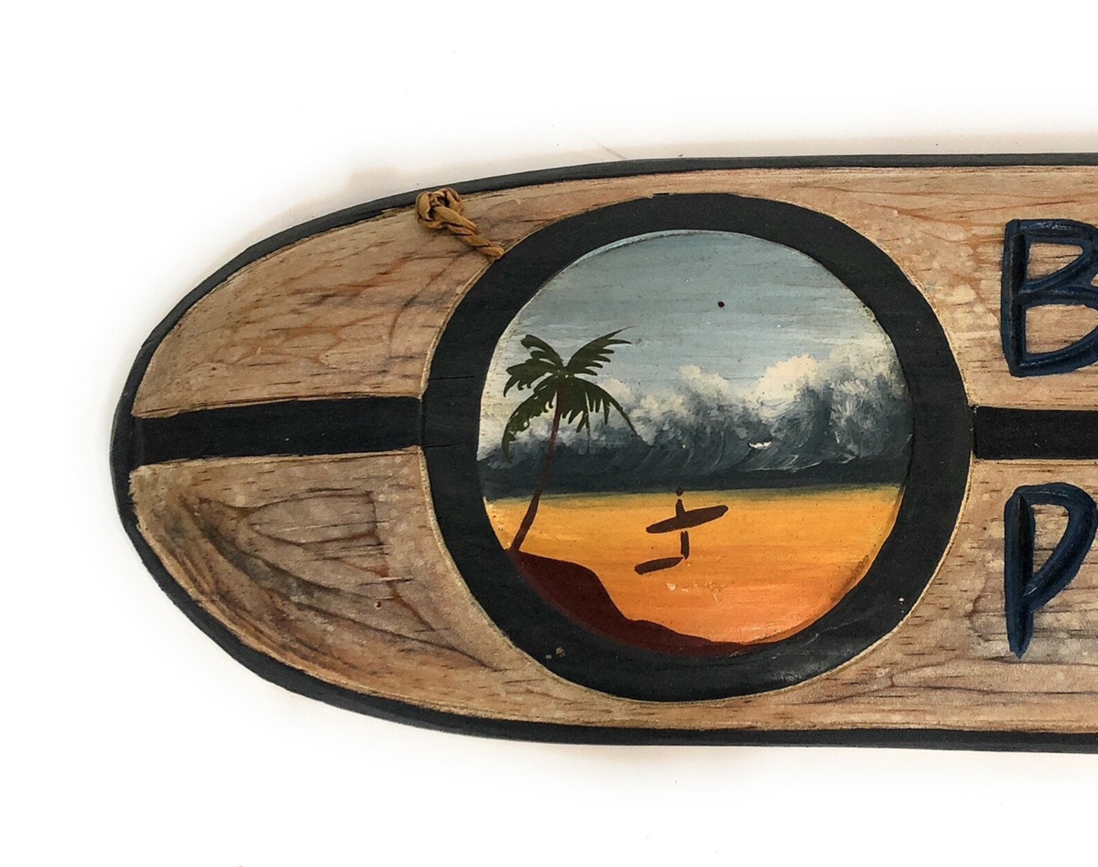 Banzai Pipeline Wooden Surf Sign W/ Custom Painting | #ldr10 - Etsy