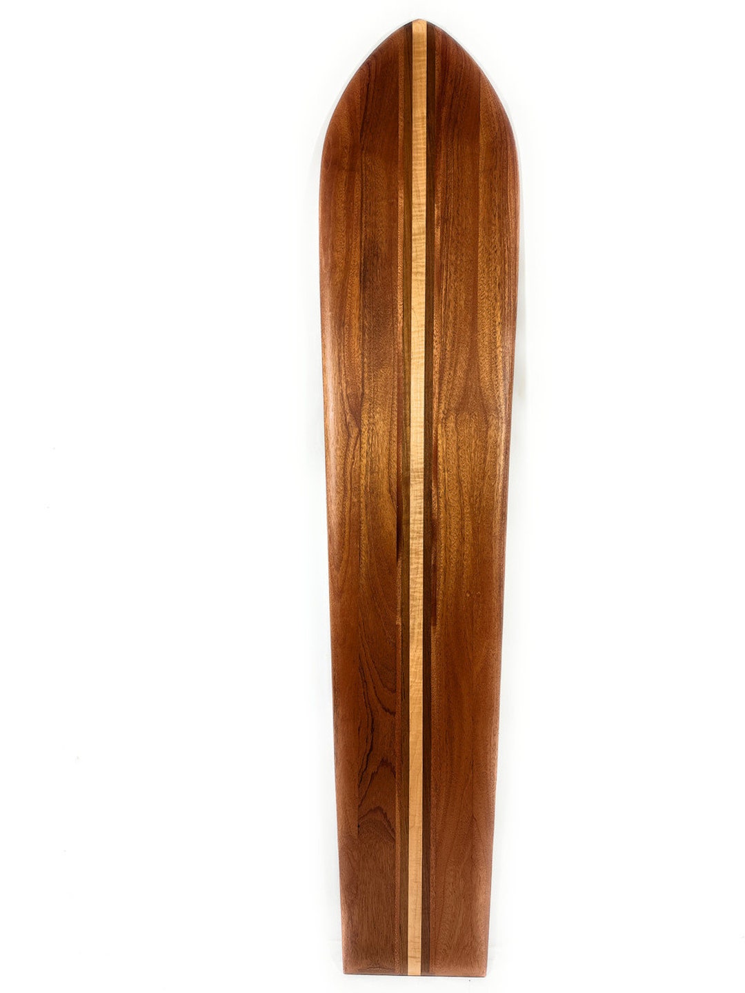 Alaia Koa Surfboard 60 Inch X 12 Inch With Inlays Hawaiian Vintage ...