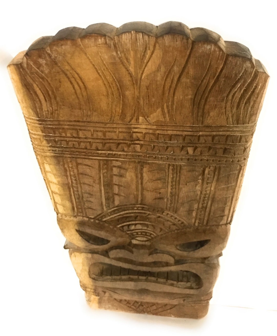 Tiki Mask Ocean Tiki God 20" - Hand Carved | #yda1100650 - Etsy