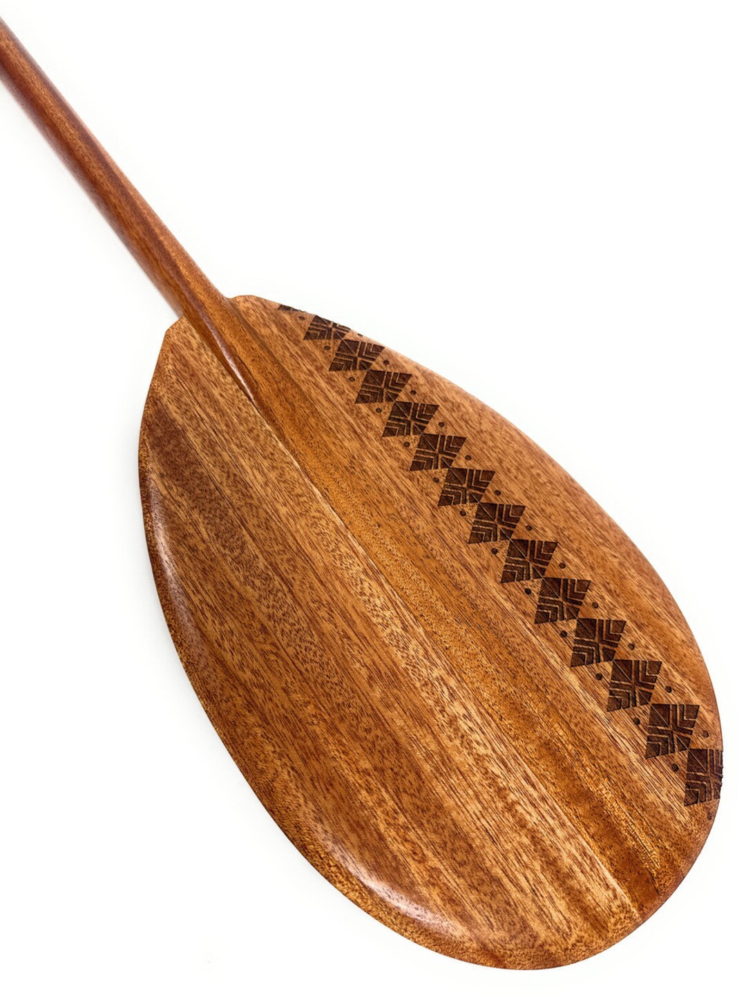 Koa Paddle 36 Inch Steersman With Etched Tribal #1 | #KOAM036TR01 - Etsy