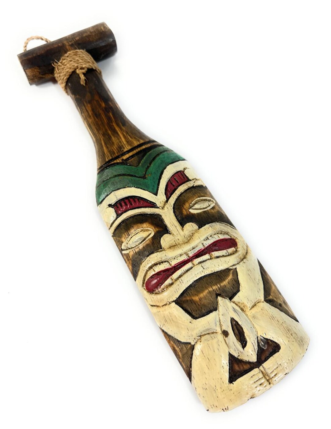 Tiki Paddle Oar 12 Inch - Big Kahuna Tiki Decor | #ksa903130 - Etsy