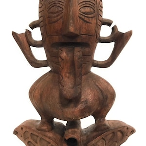 Marquesian Island Tiki 12" - Museum Replica Poynesian Art | #lbj30025 ...
