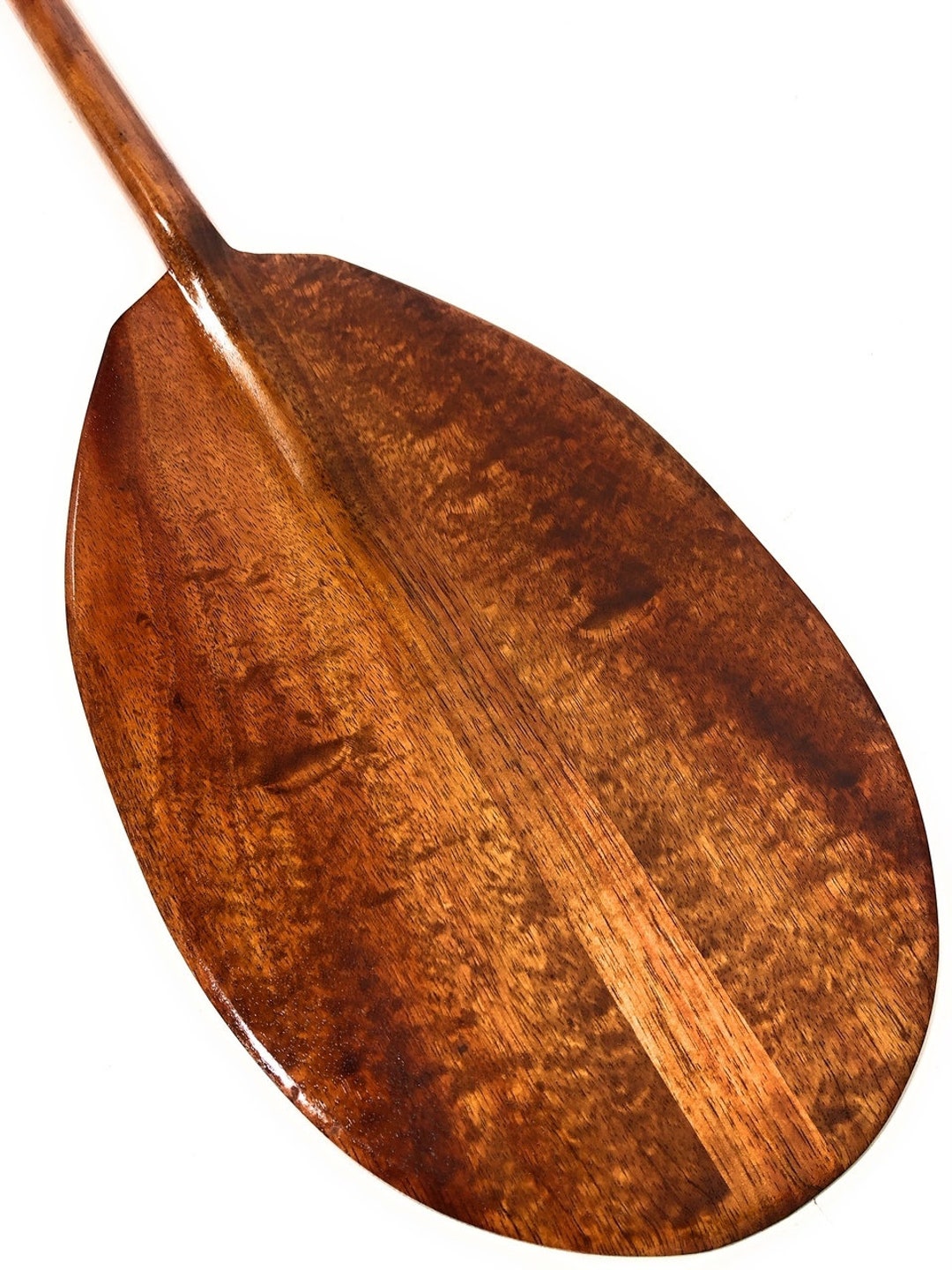 Soft Eyes Premium Watermarks Curls Koa Paddle Outrigger 60 in | # ...