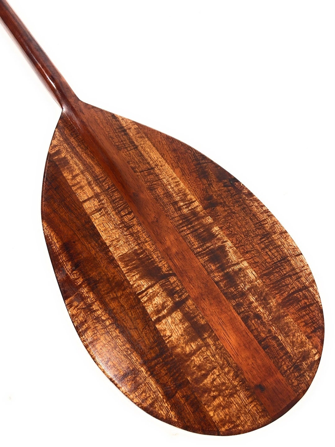 Premium Burl Curl Koa Paddle 60 In Steersman W Inlays Koa4263 Etsy
