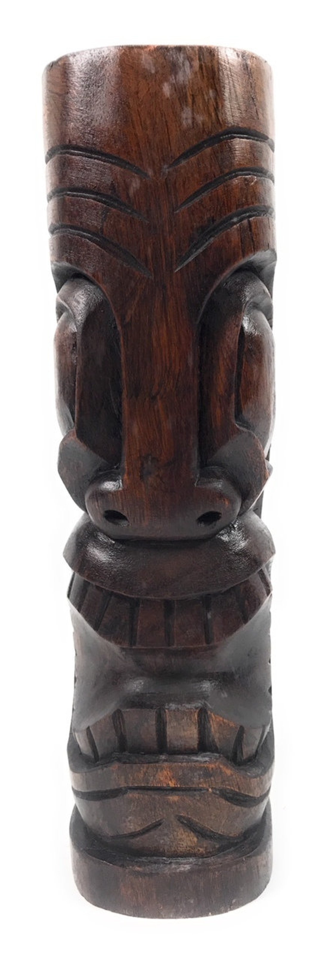 Big Island Tiki Totem 12" Stained - Money Tiki | #yda1101030b - Etsy