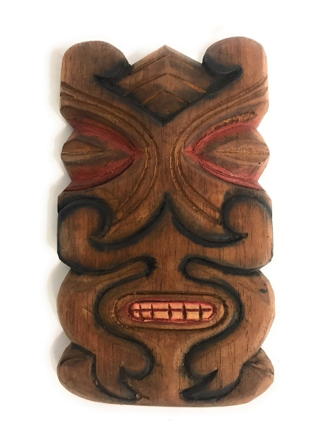 Tiki Mask Shield 8" Wall Plaque - Pop Art | #dpt512720 - Etsy