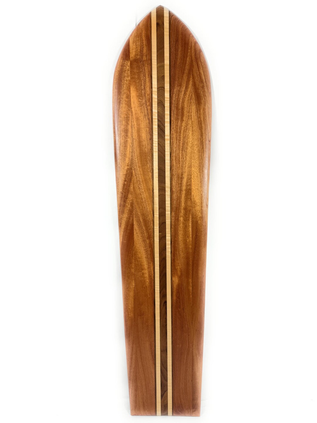 Premium Alaia Koa Surfboard 48 Inch X 11 Inch With Inlays Hawaiian ...