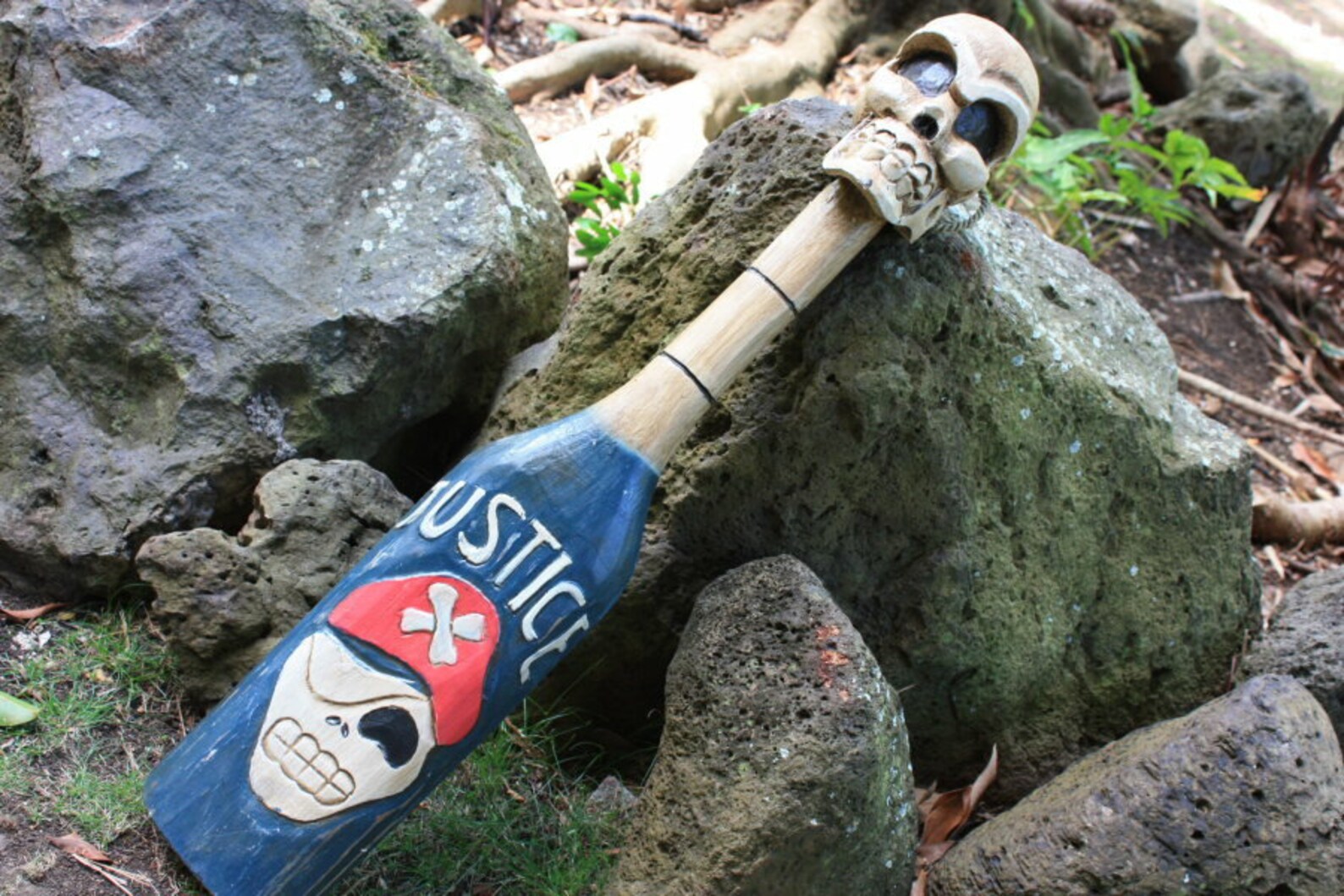 Skull Oar 24" - Justice W/ Pirate Ahoy Mate! Wall Hanging | #dpt531560 ...