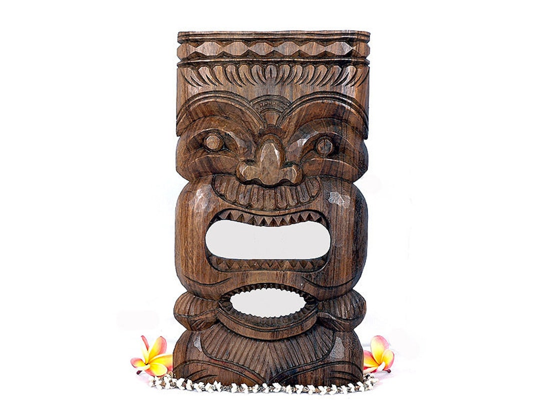 Money Tiki Mask 18" - Monkeypod - Wall Hanging | #rti200545s - Etsy