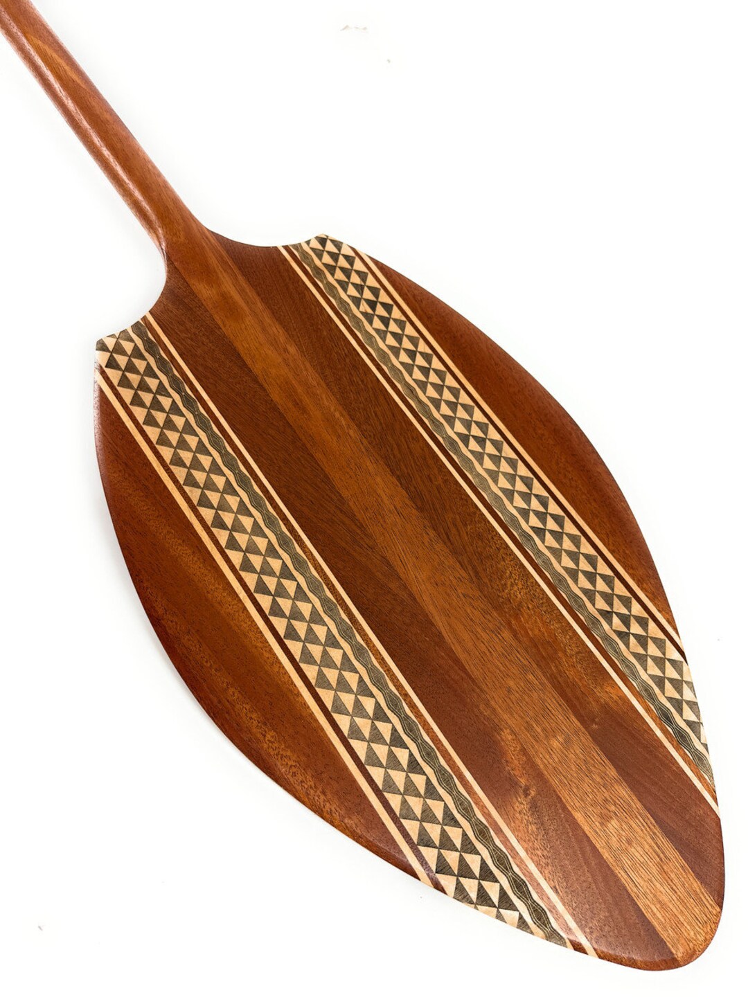 Alii Design Outrigger Koa Canoe Paddle With Inlay 60" W/ Etching | # ...