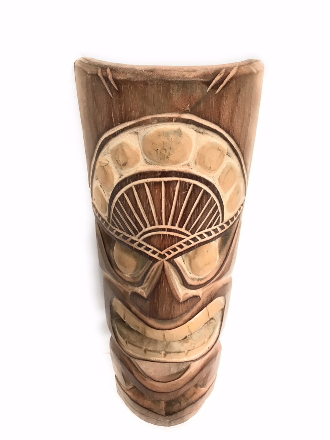Long Life Tiki Mask 20 Abundance Tiki Idol - Etsy