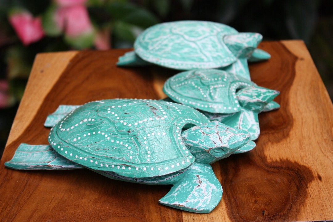 Set of 3 Turtles Ashtray/keepsake Boxes Turquoise | #wib3708 - Etsy