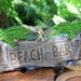 Rustic "beach Bar" Tiki Bar Sign W/ Palm Trees | #snd2503530 - Etsy