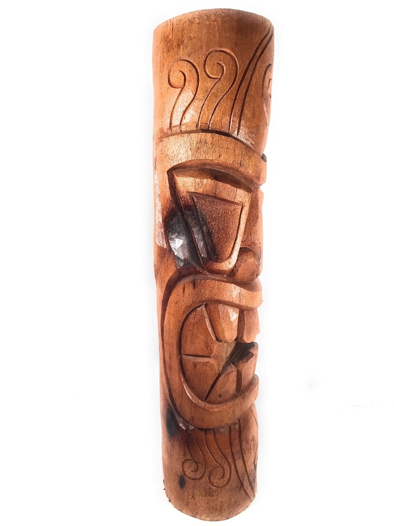 Big Kahuna Outdoor Tiki Totem 40" - Natural Finish | #lbj3026100m - Etsy