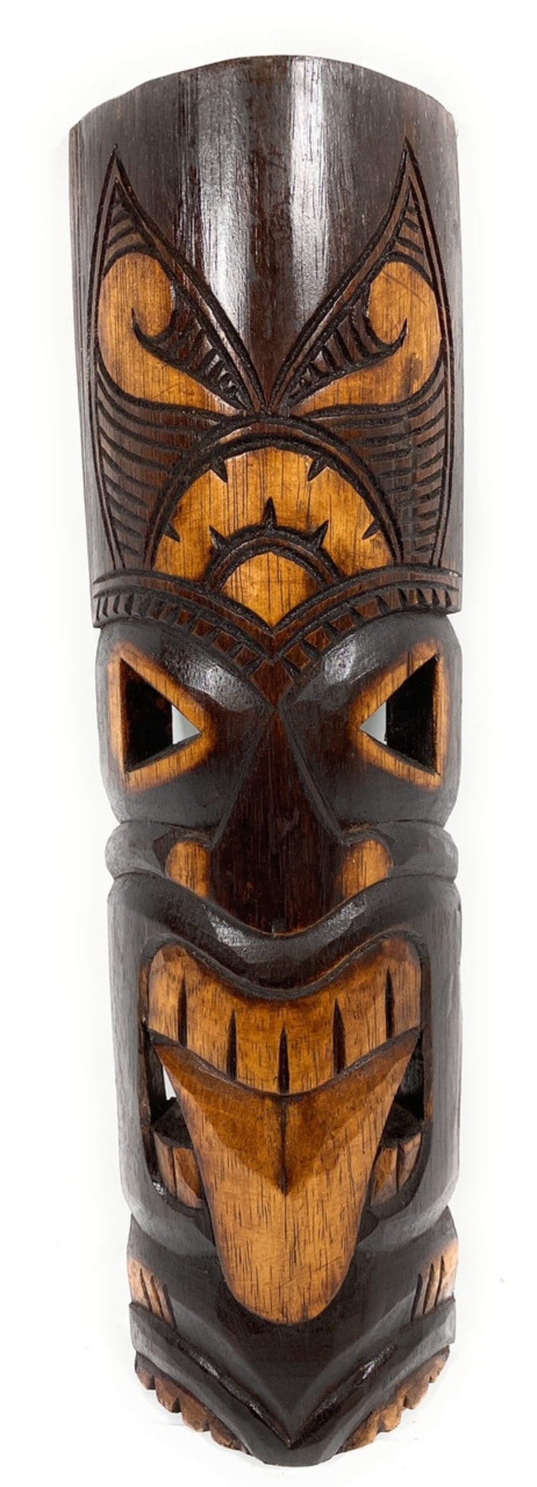 Warrior Tiki Mask 20" - Strength Tiki Hand Carved | #bag1505550 - Etsy