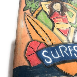 Surf's up Storyboard Surf Plaque 14" - Wall Decoration | #dpt522235 - Etsy