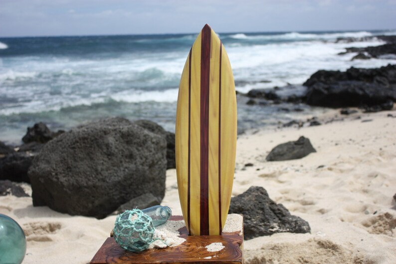 Classic Stringer Surfboard 20 Surf Decor Hawaii - Etsy