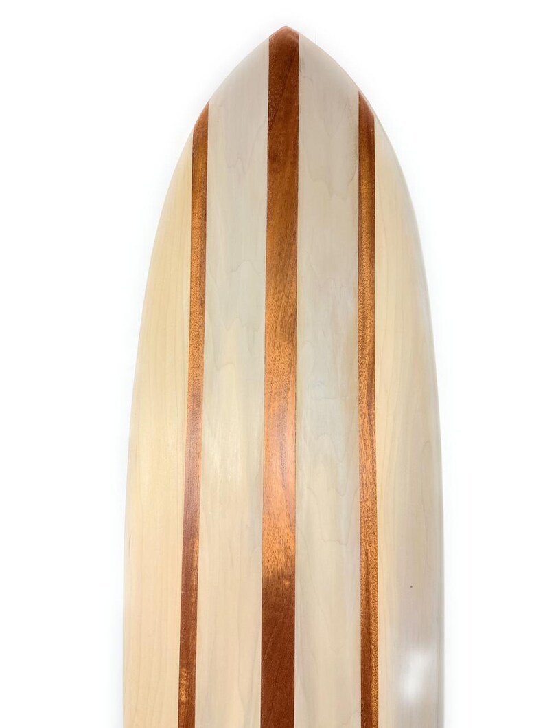 Fish Tail Alaia Koa and Maple Shortboard 72 Inch X 16 Inch Vintage ...