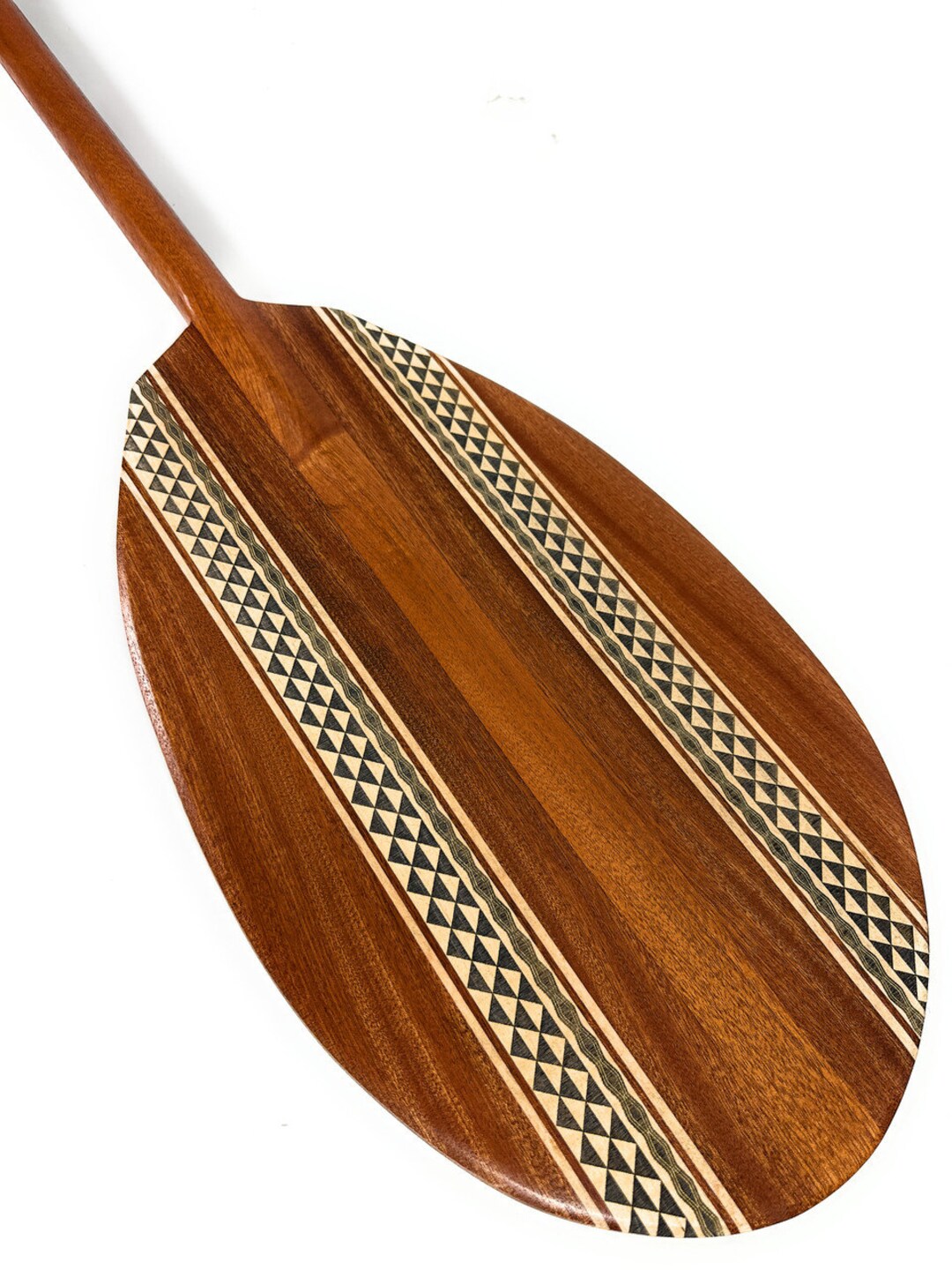 Traditional Outrigger Koa Canoe Paddle With Inlay 60 Inch With - Etsy