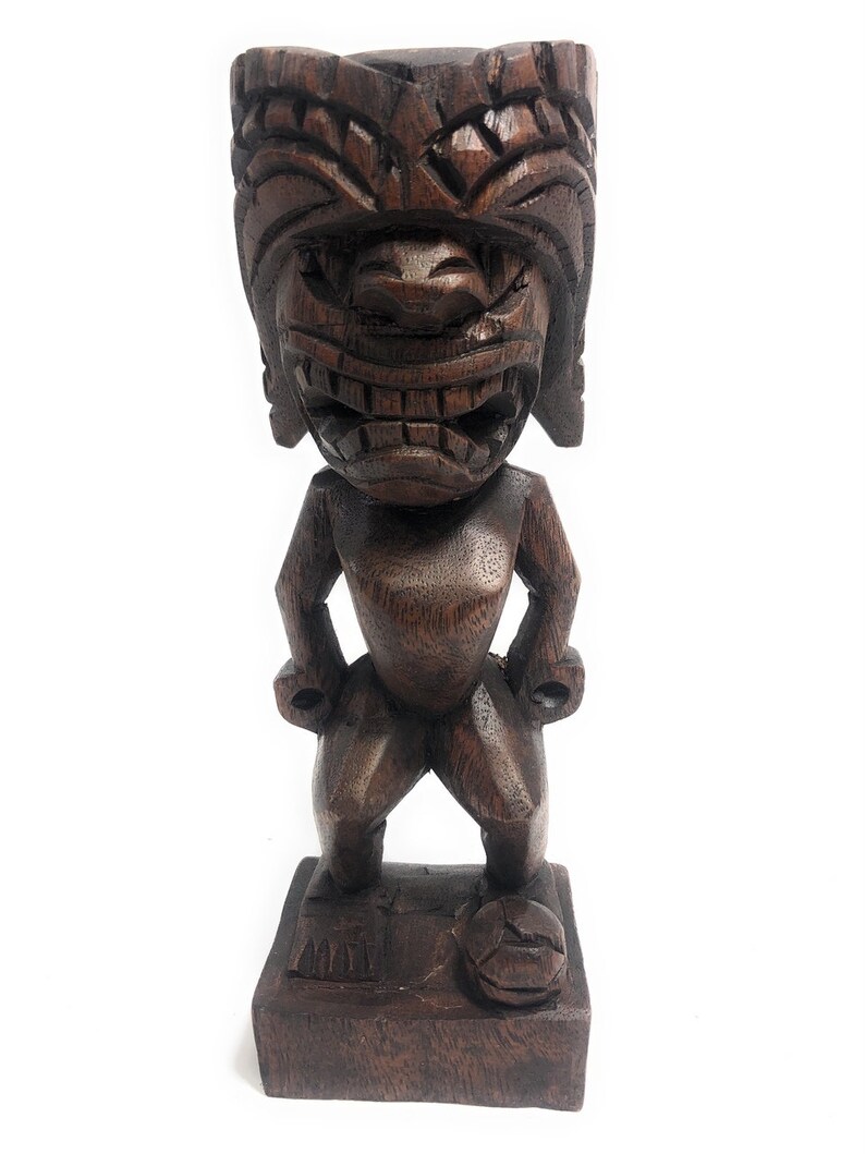 Tiki Soccer Trophy 8 Ku Hand Carved Sporting Event - Etsy