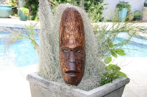 Art & Collectibles Sculpture Fijian Tiki Mask 12-2 Deities Love & Long ...