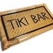 Tiki Bar Bamboo Sign 22" X 12" - Tropical Decor | #bag1500755 - Etsy